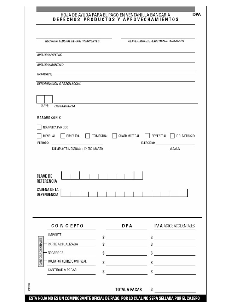 1 Hoja de Ayuda Pago en Ventanillas - Extraordinarios 2024 | PDF