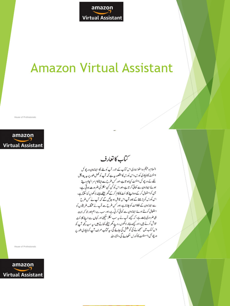 Amazon Virtual Assistant | PDF