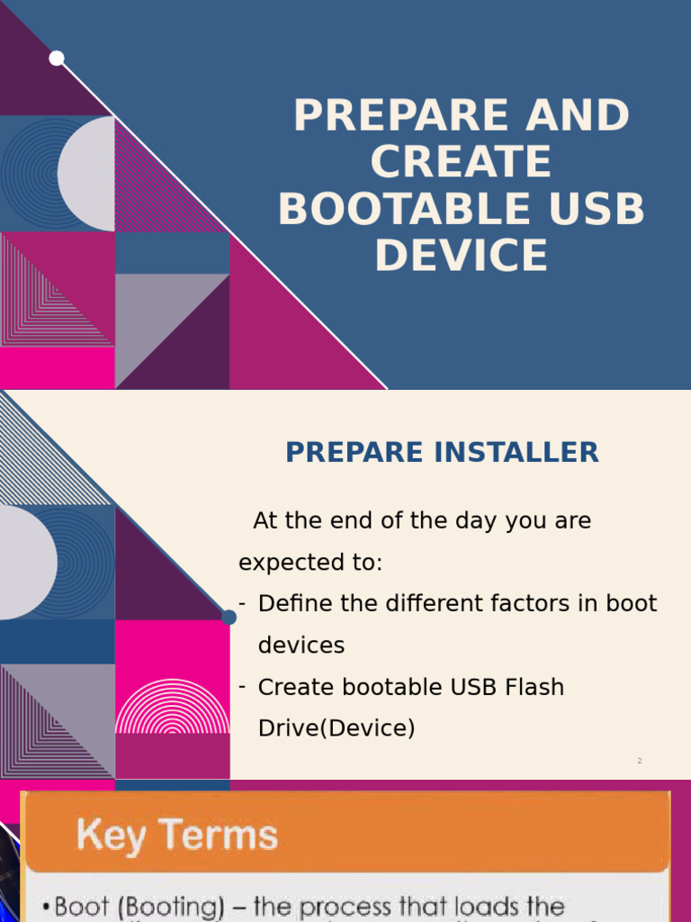 Prepare and Create Bootable Usb Device For Upload | PDF