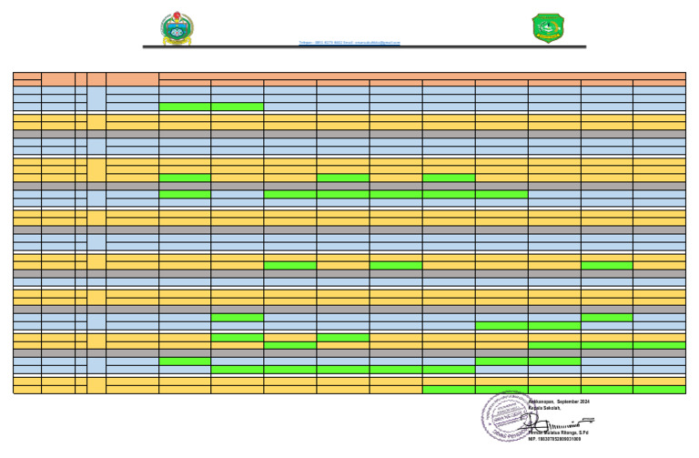 Roster Sts Ganjil TP 2024-2025 | PDF