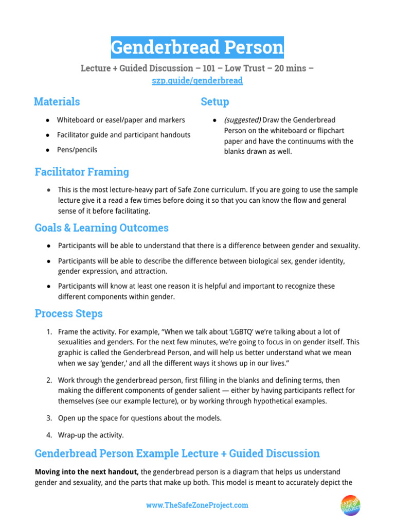 Genderbread Person | PDF
