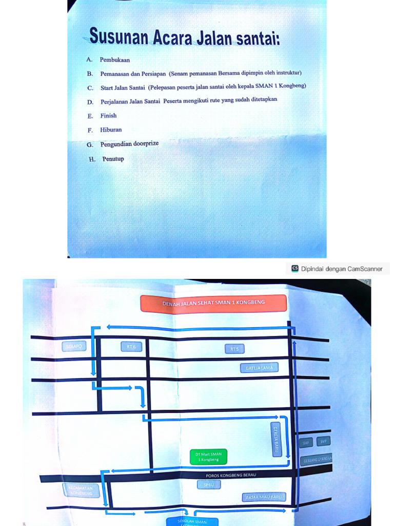 Susunan Acara Dan Dena Jalan Santai | PDF