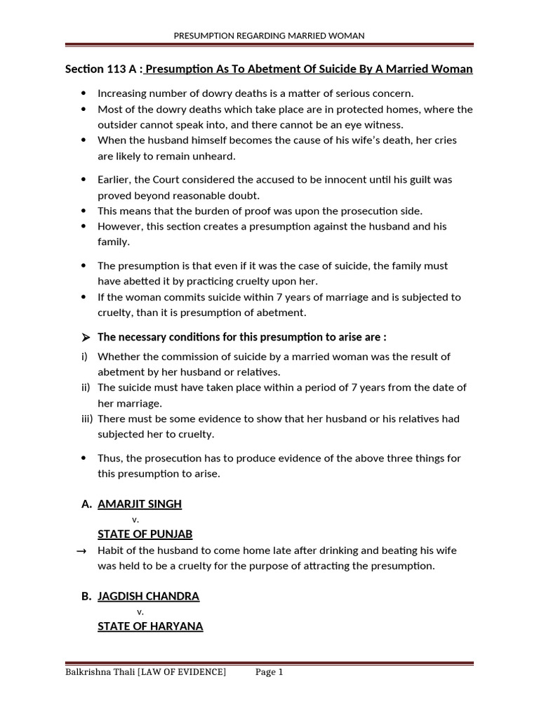 Section 113 A & 113 B (Balkrishna) | PDF