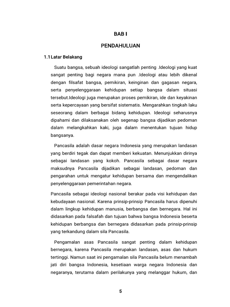 Bab1,2,3 National Ideology | PDF