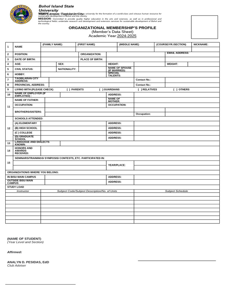 Membership Form | PDF