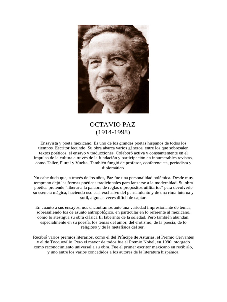Octavio Paz | PDF