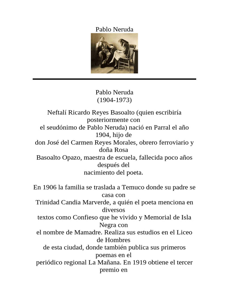 Pablo Neruda | PDF