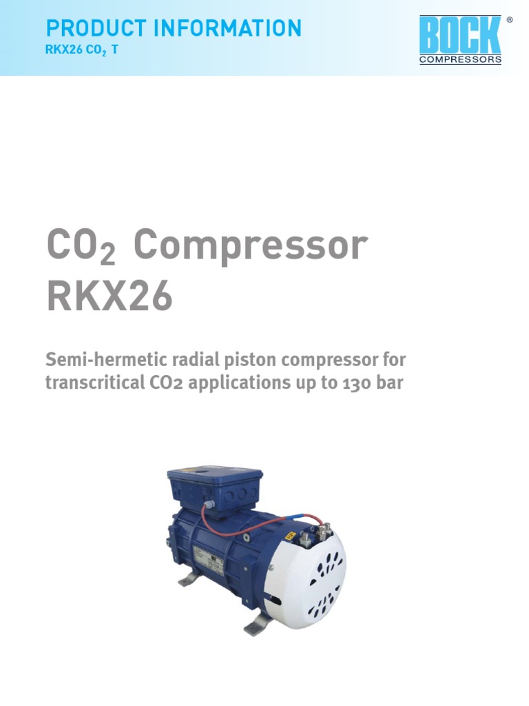 Bock Compressors | PDF | Gas Compressor | Machines