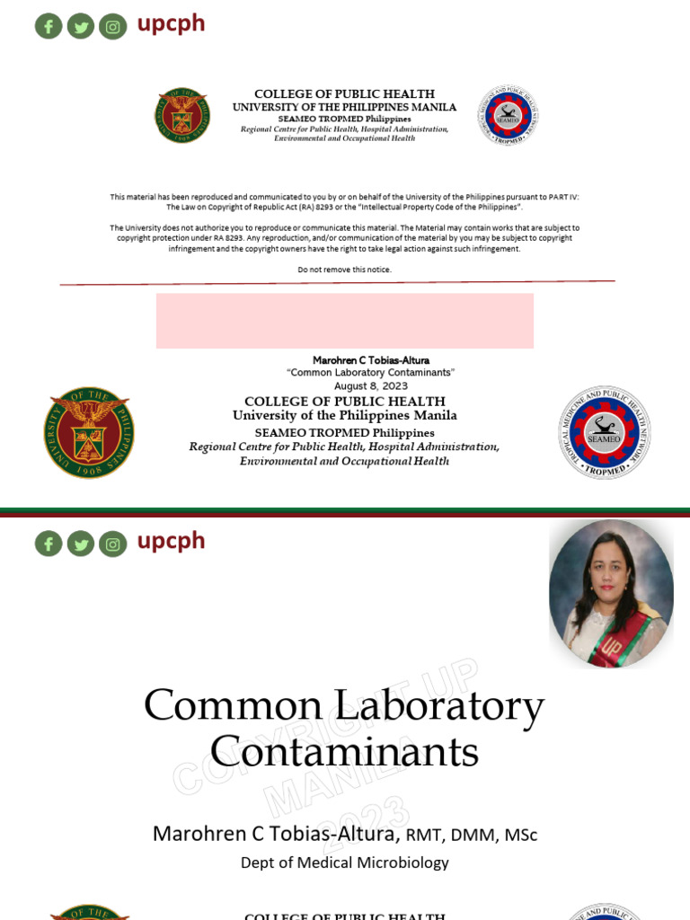 Common Lab Contaminants | PDF
