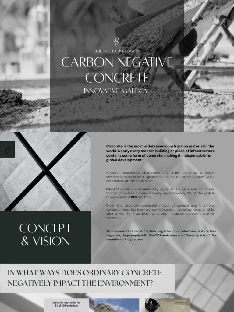 Carbon-Negative Concrete | PDF