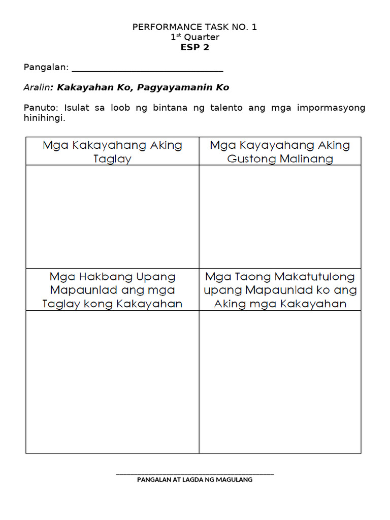 Esp2 Ptask1 Q1 | PDF