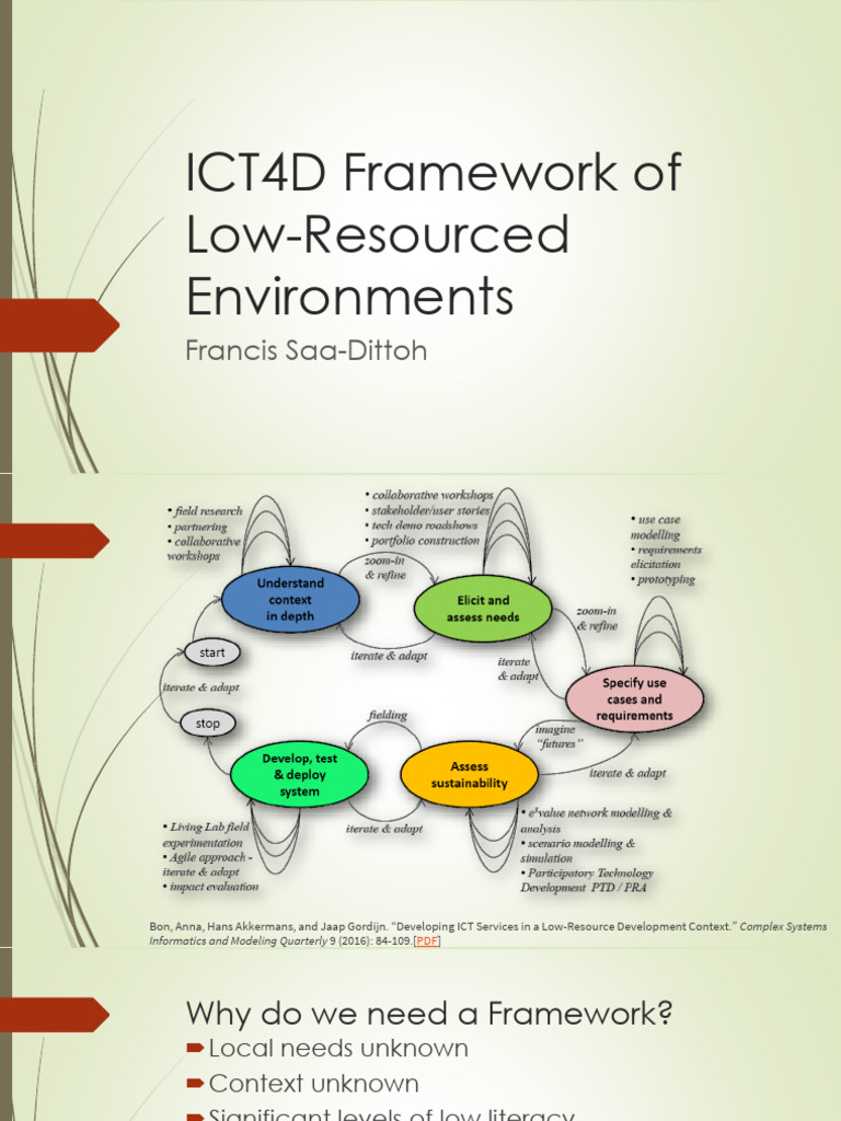 ICT4D Framework | PDF