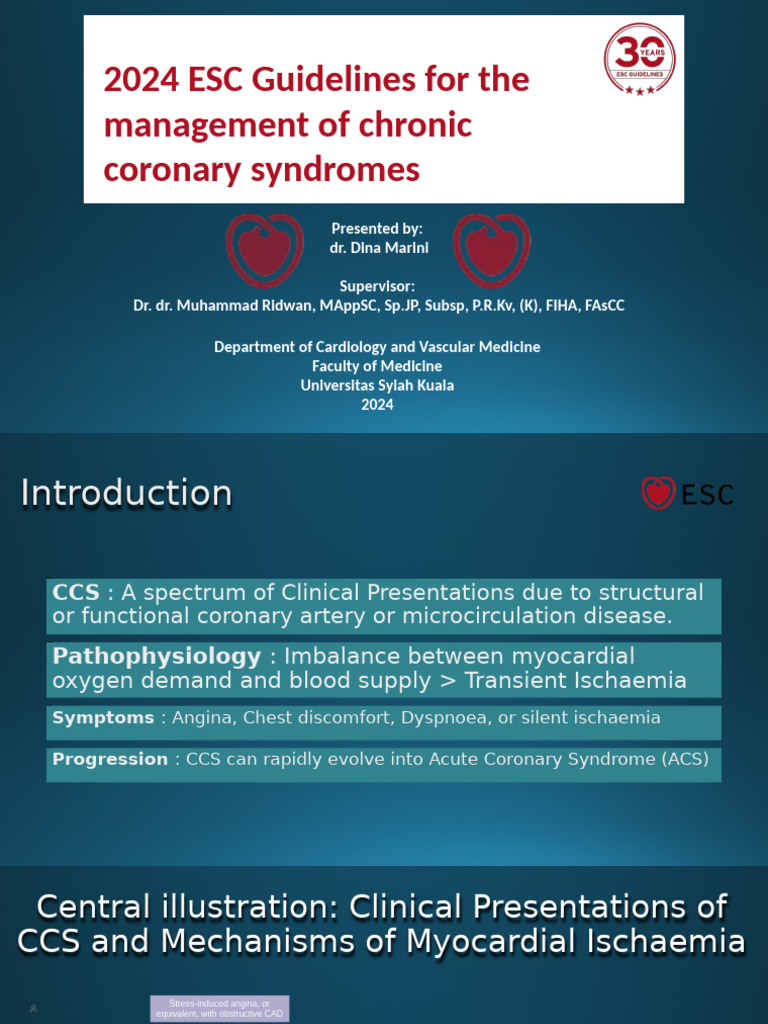 Esc Ccs Guideline | PDF