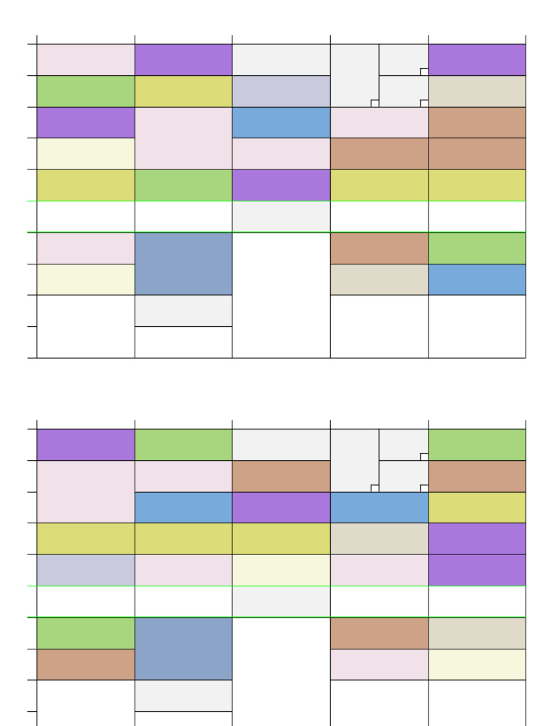 Emploi Du Temps Classes 24 Pdf