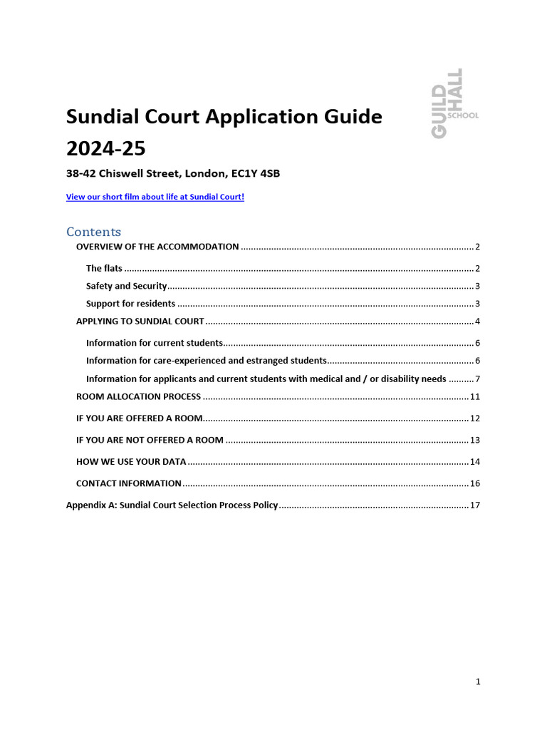 2024 Sundial Court Application Guide FINAL | PDF
