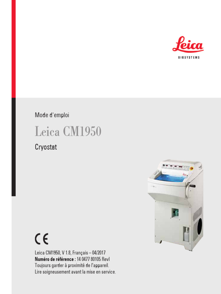 Leica CM1950 MASTERLAB | PDF