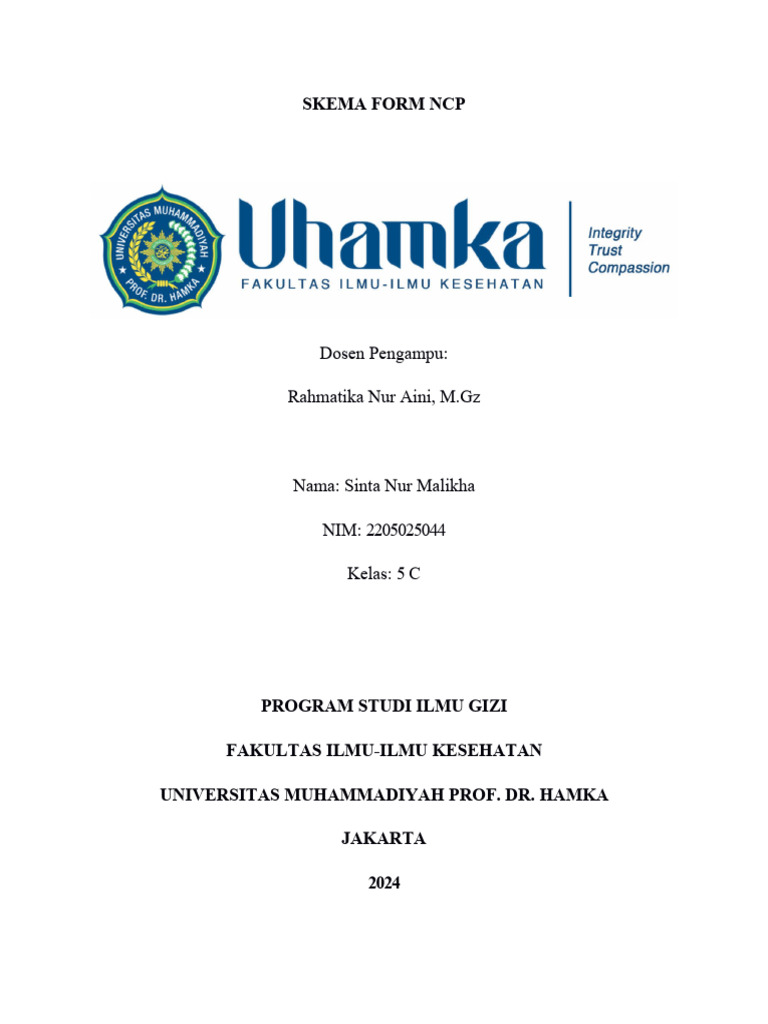 Skema Form NCP | PDF