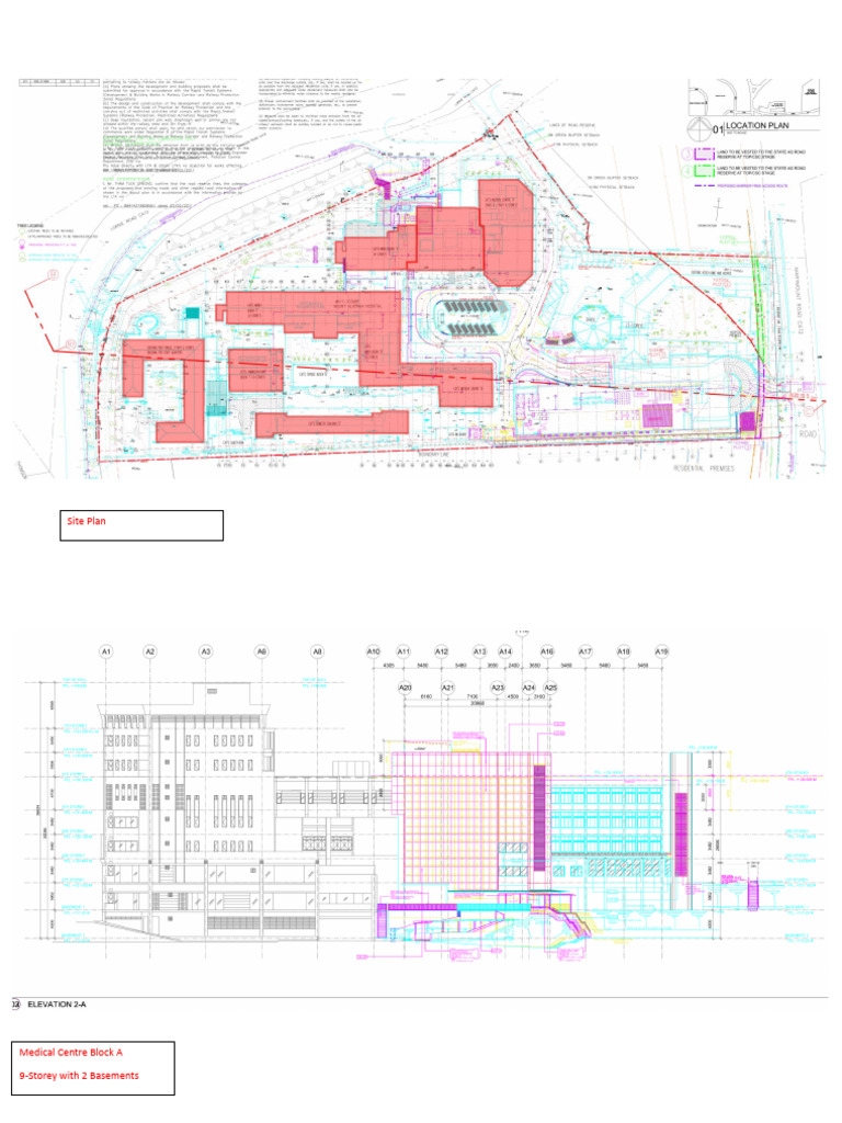 MtAlverniaHospital - Site Plan and Elevations | PDF