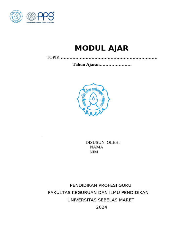 Cover Modul Ajar | PDF