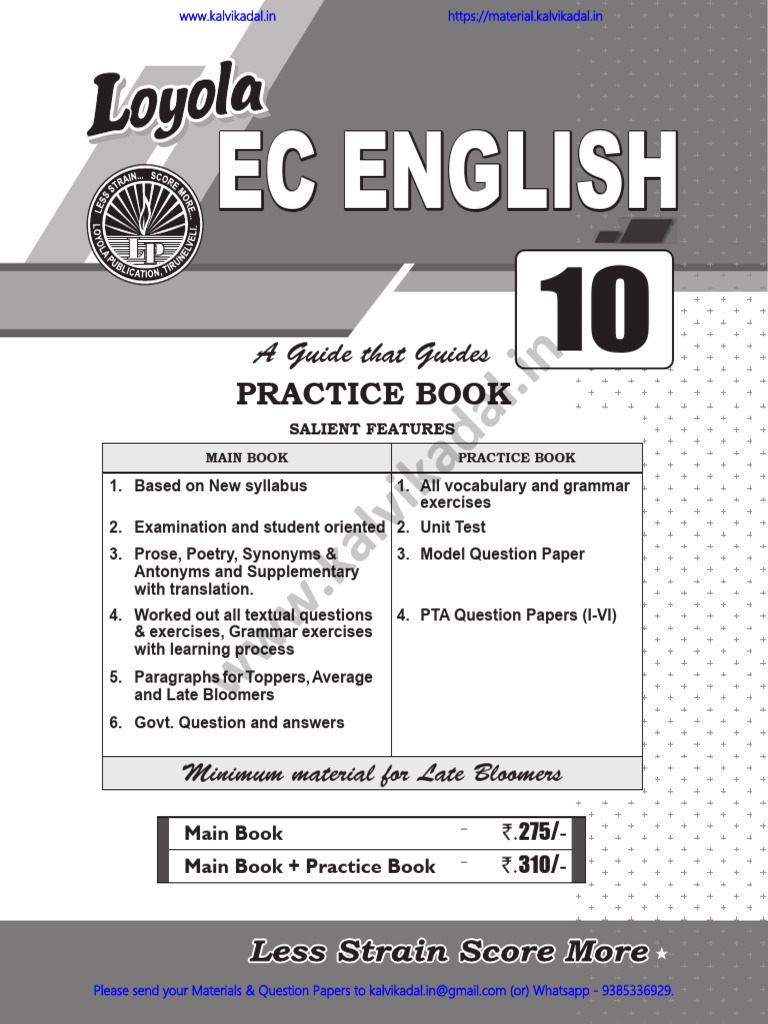 10th English Guide Full | PDF | English Grammar | Linguistics