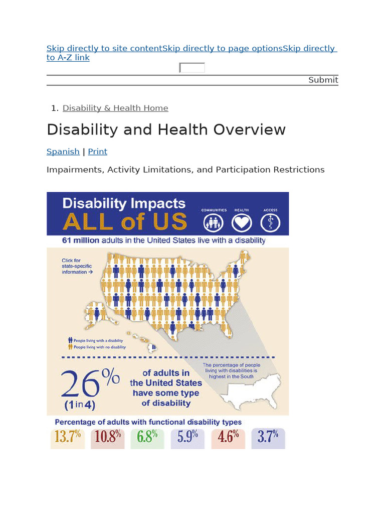 Disability | PDF