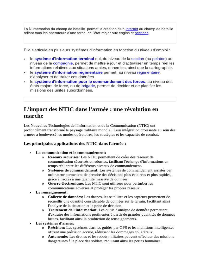 Impact Des Ntic | PDF