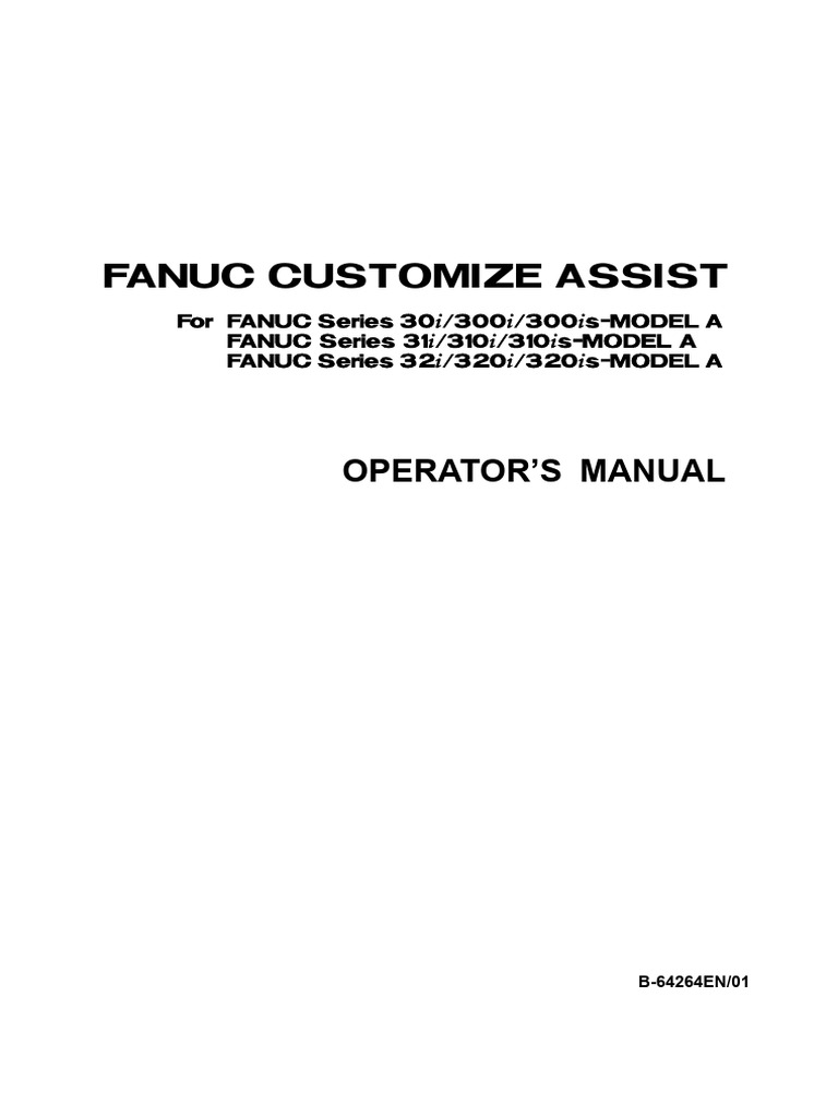 B-64264EN_01 CUSTOMIZE ASIST | PDF