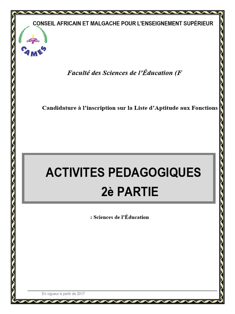 Pedagogie Deux Pdf
