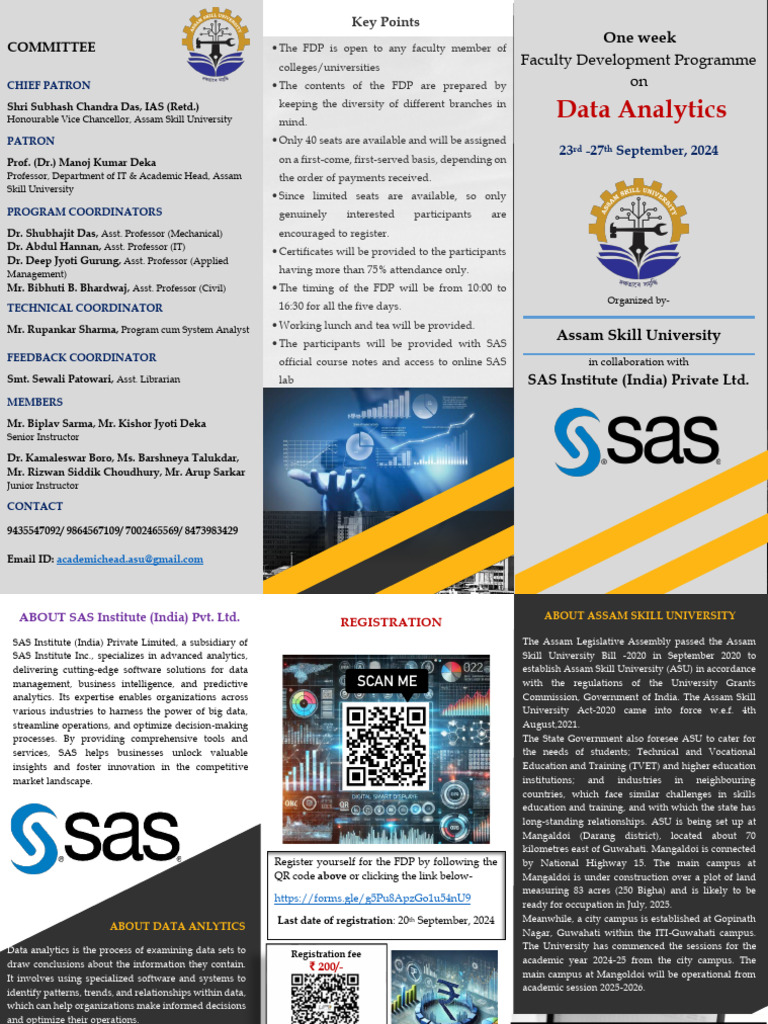 Data Analytics FDP Brochure | PDF