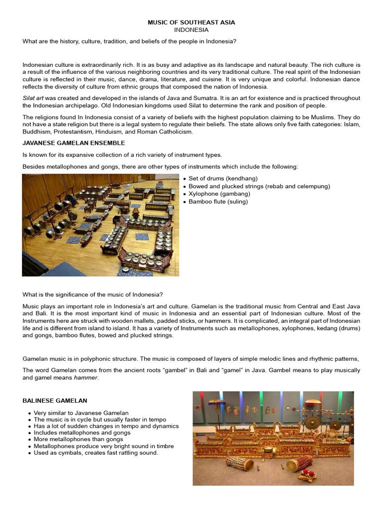 Grade 8 - Music & Arts - Quater 1 | PDF