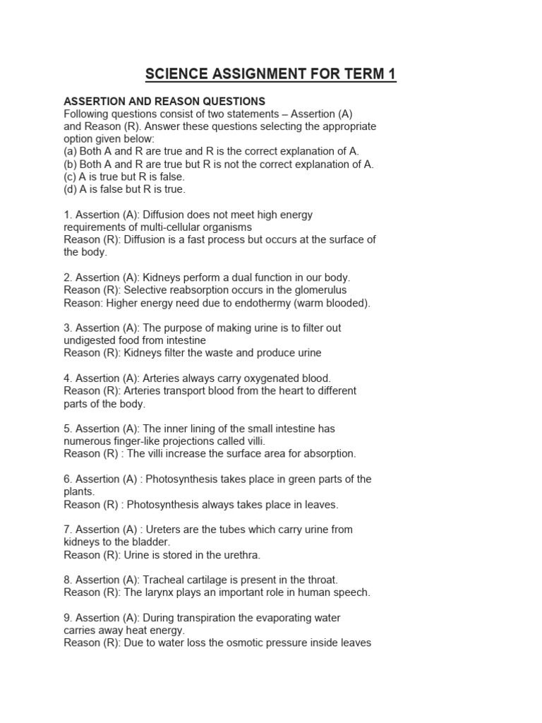 Class 10 Assignment - 240830 - 182304 | PDF | Hormone | Self-Improvement