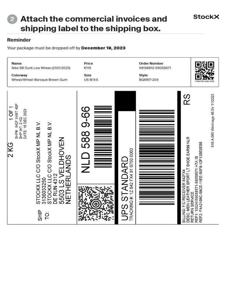 StockX_ Fatura | PDF