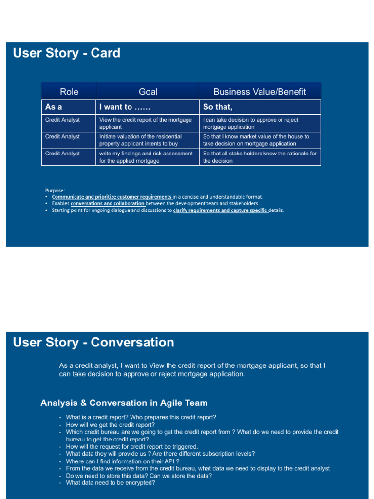 User Story and Acceptance Criteria | PDF