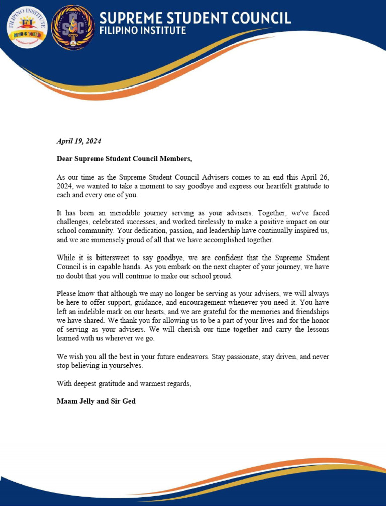 Letter For SSC | PDF