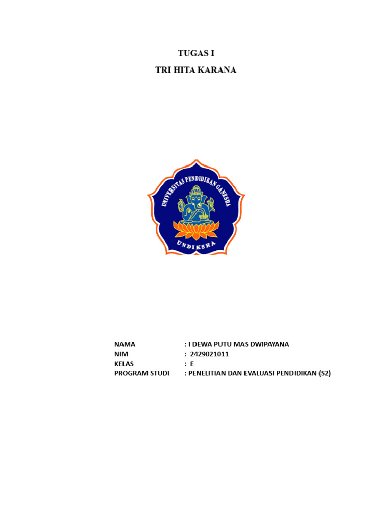 Tugas 1-Refleksi Diri | PDF