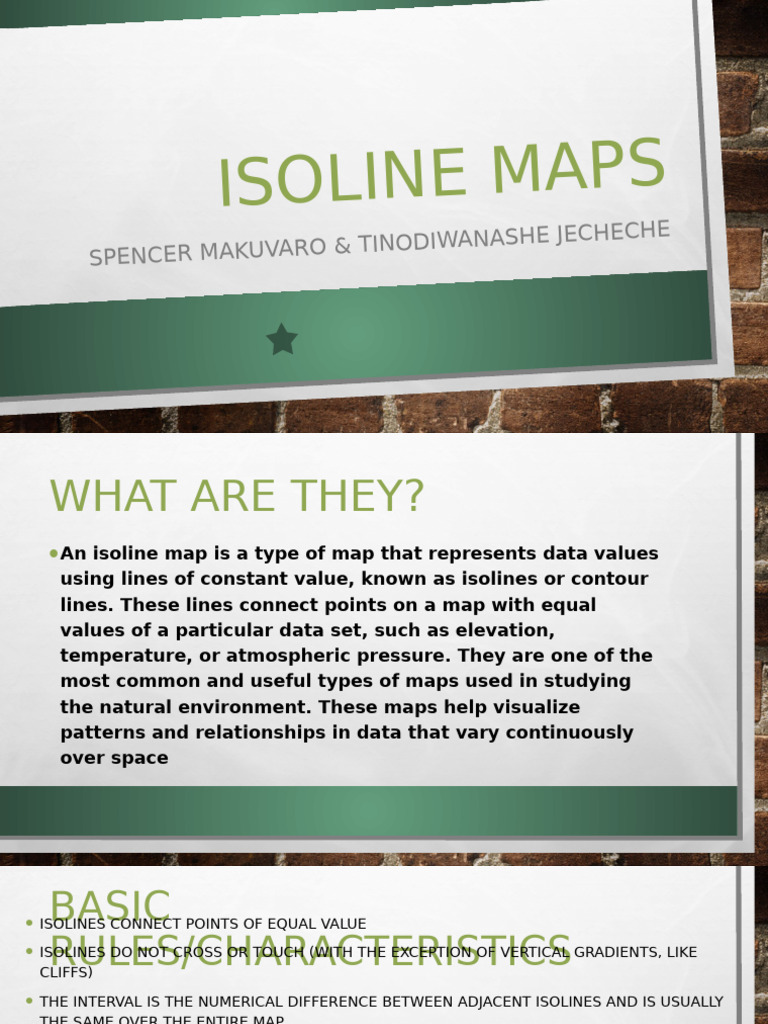 Isoline Maps | PDF