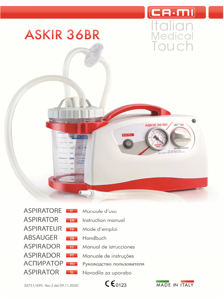 Manual - Aspirador Cami Askir 36 BR | PDF