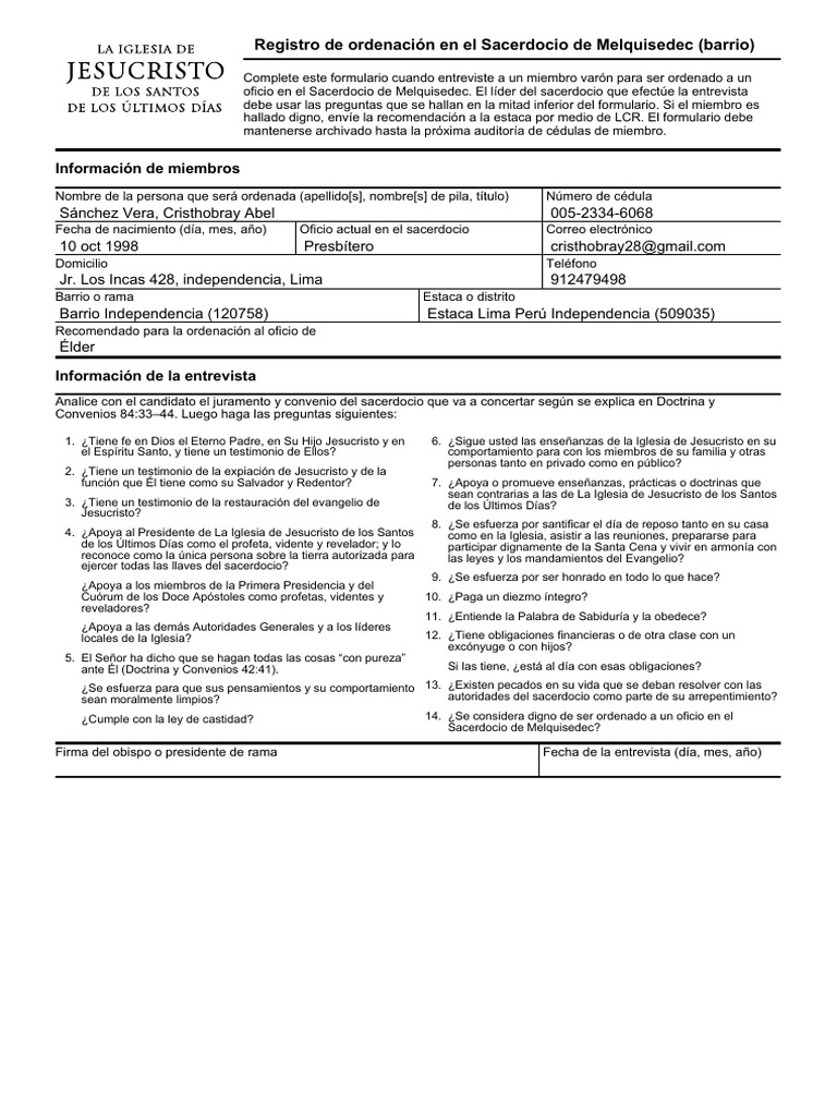 Form Print | PDF
