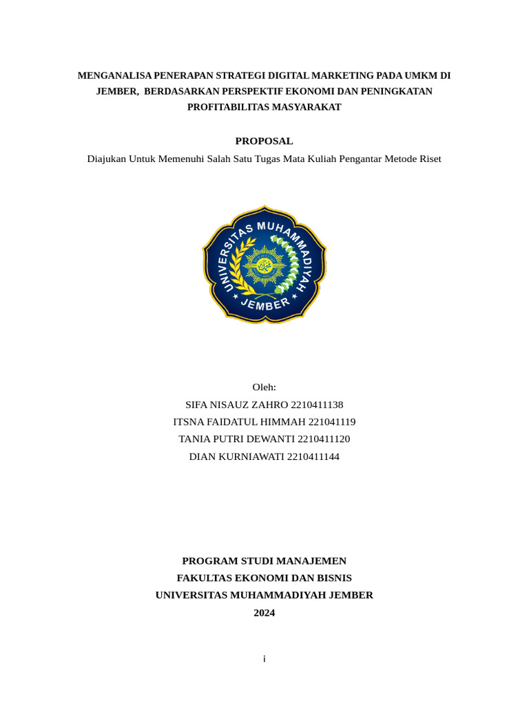 METODE RISET 1 Salinan | PDF | Marketing | World Wide Web