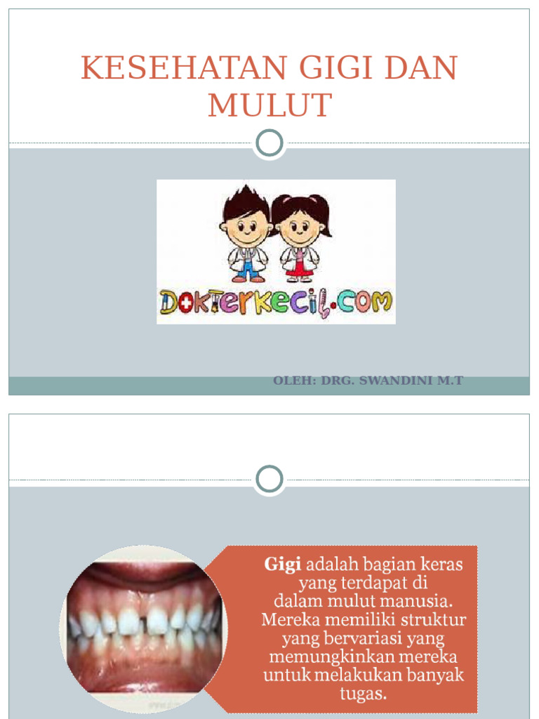 Kesehatan Gigi Dan Mulut | PDF