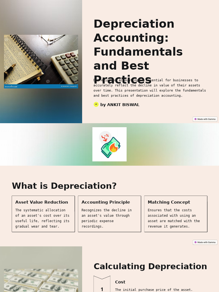 Depreciation Accounting Fundamentals and Best Practices | PDF | Depreciation | Business