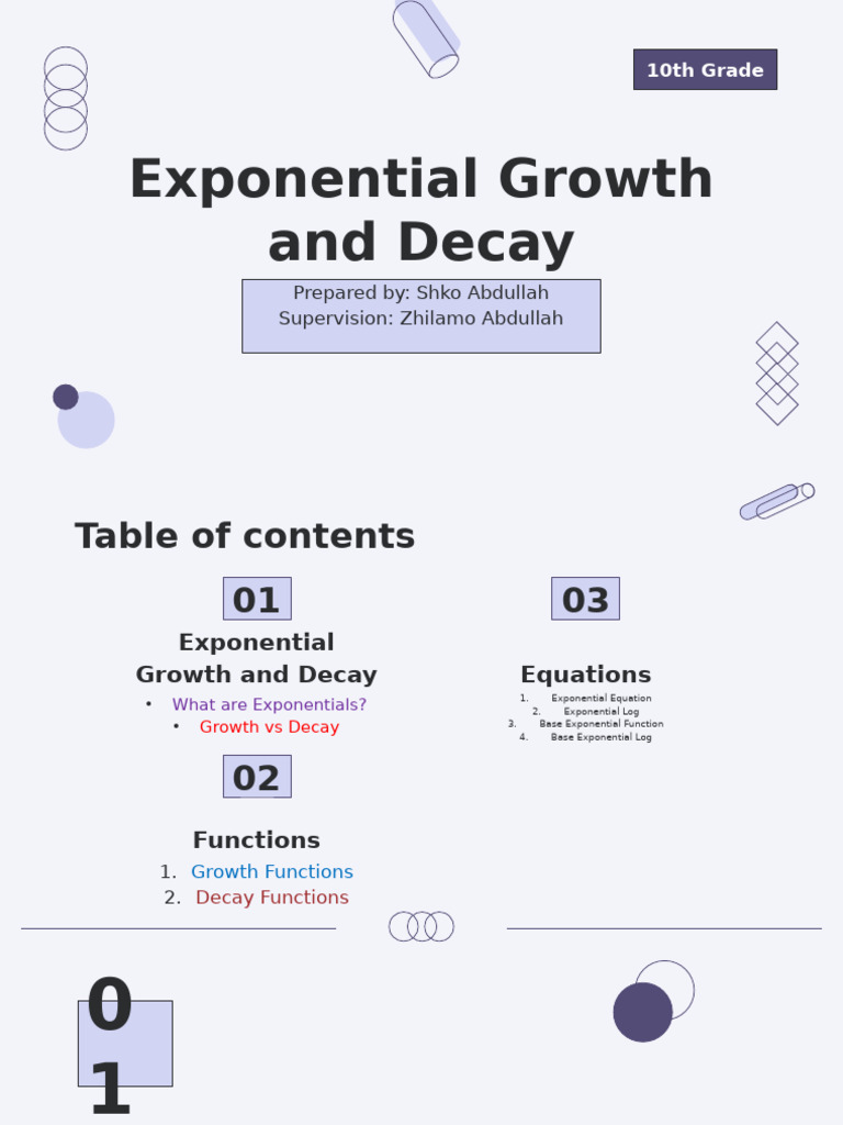 Exponentials Pdf