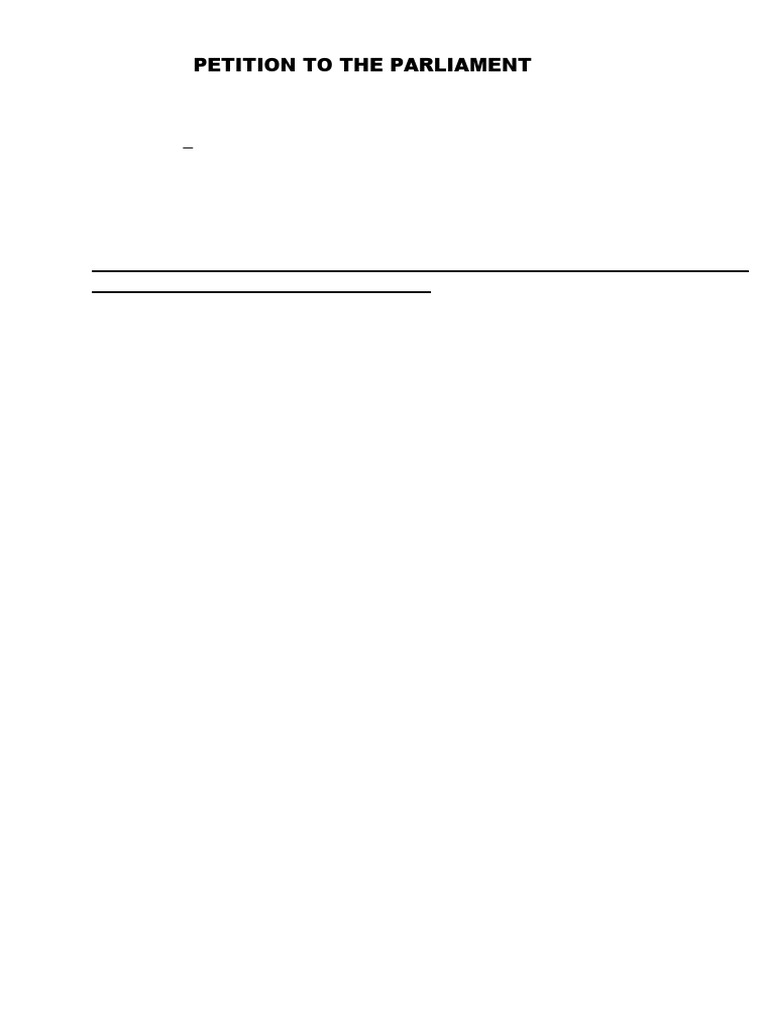 Petition | PDF