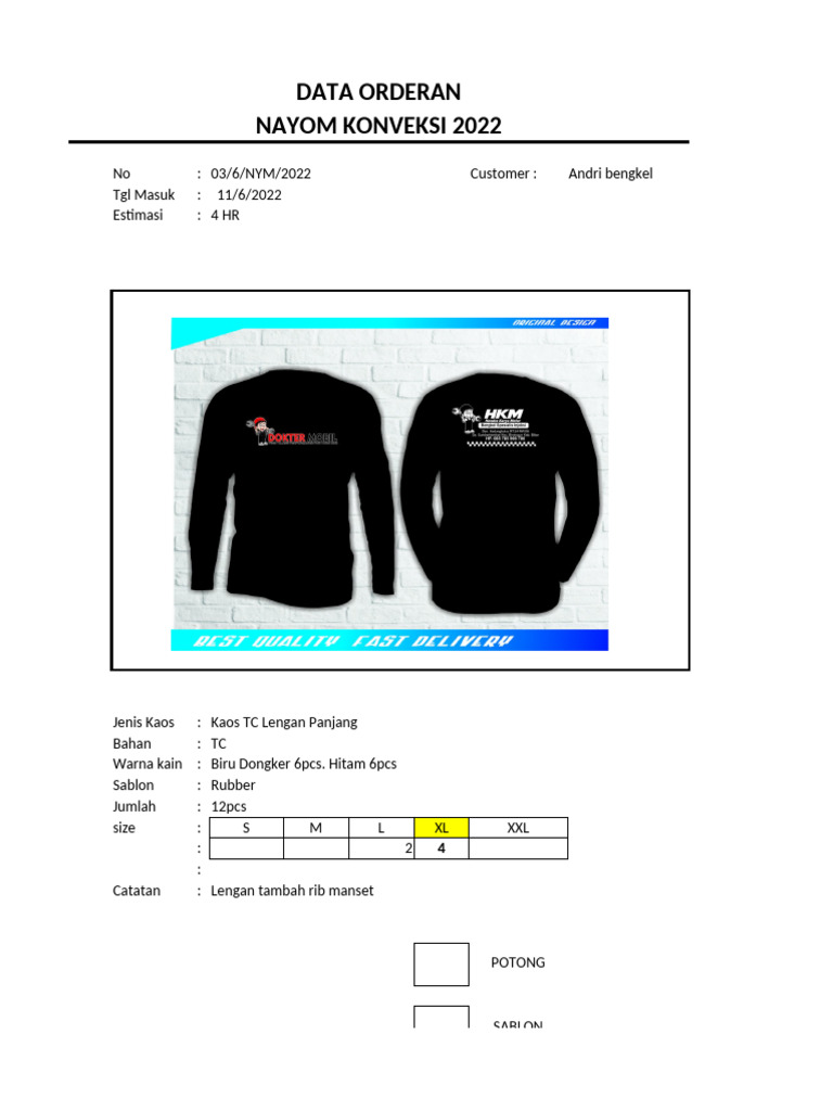 Hendra Karya Motor | PDF