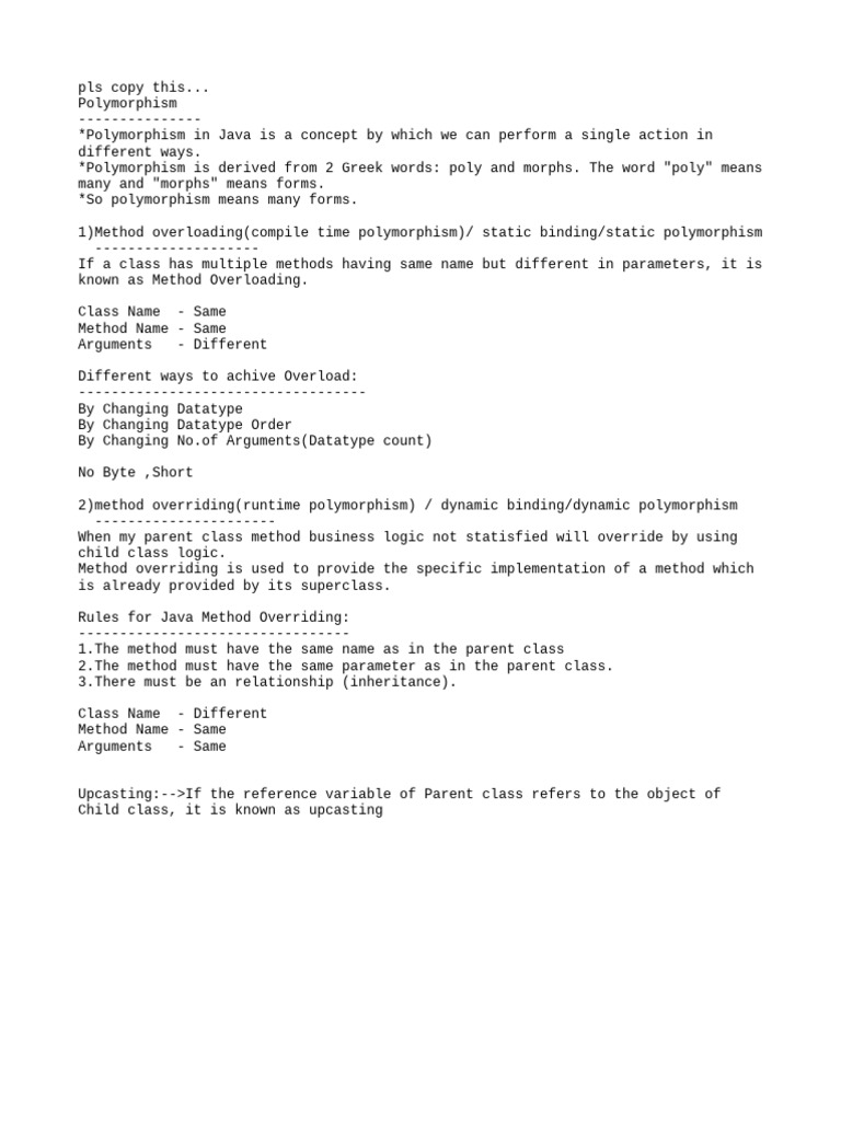 5.Polymorphism | PDF