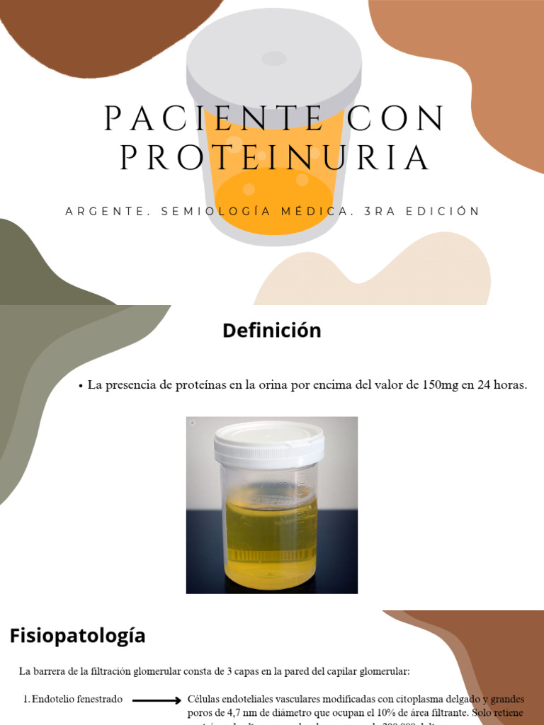 Paciente Con Proteinuria | PDF