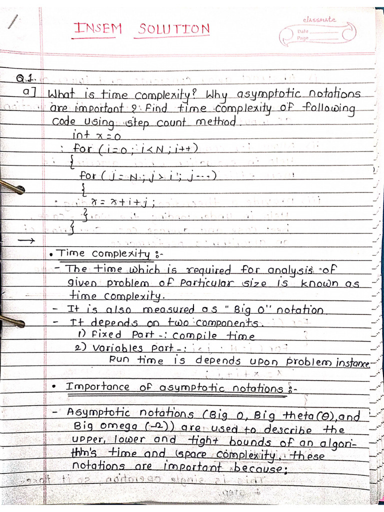 Insem Solution (Oct 2023) | PDF