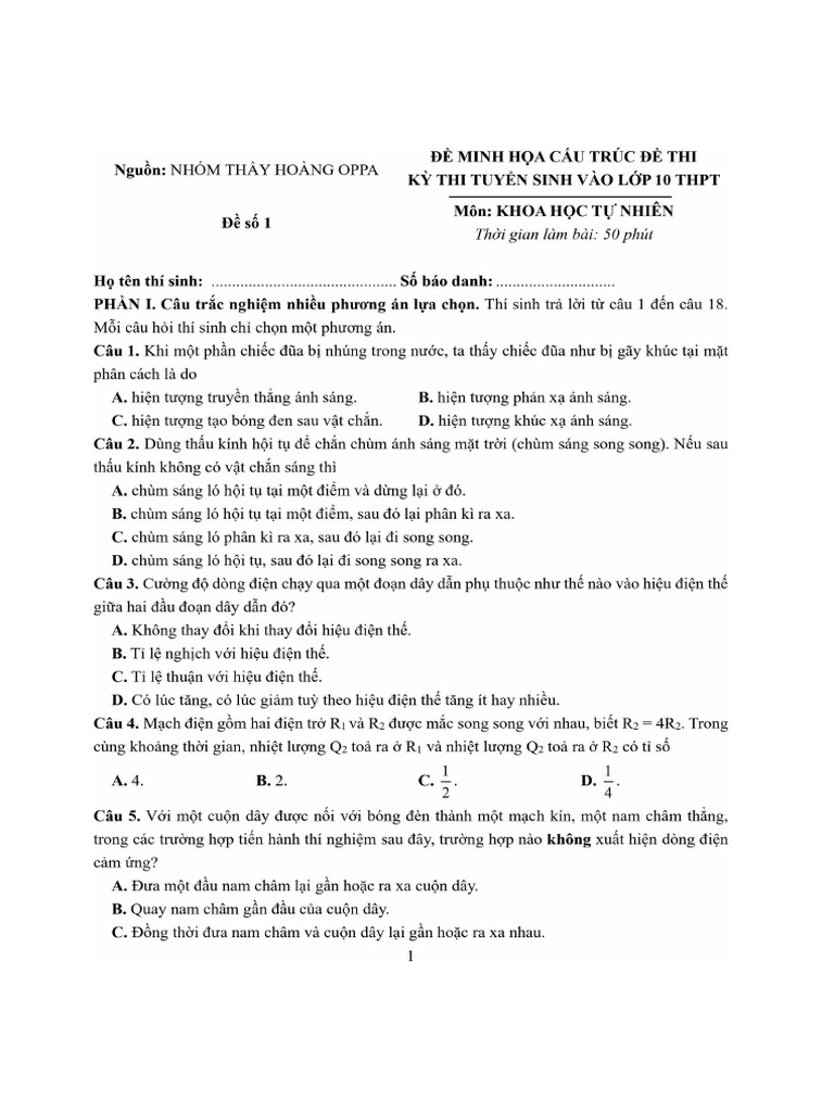 Cac de Luyen Thi | PDF