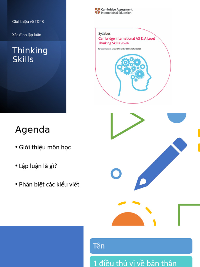 Week 1 - Intro, Recognize An Argument | PDF