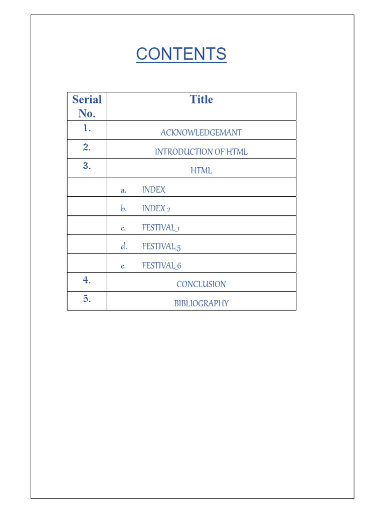Coms HTML Project 2 | PDF